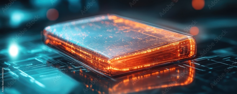 Transparent digital wallet showing detailed transaction history, with ...