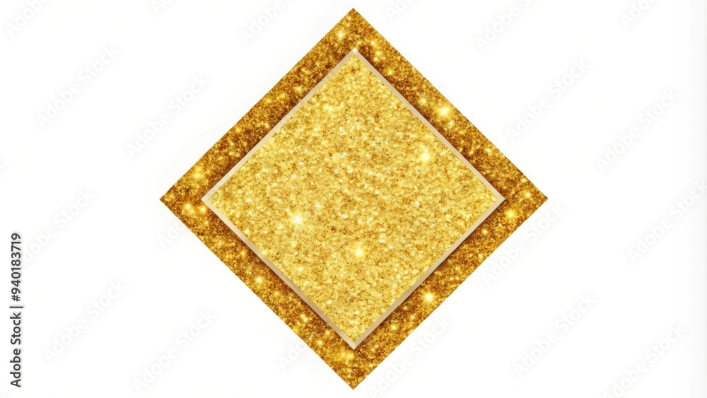 Gold diamond shape glitter clipart perfect for adding sparkle to your ...