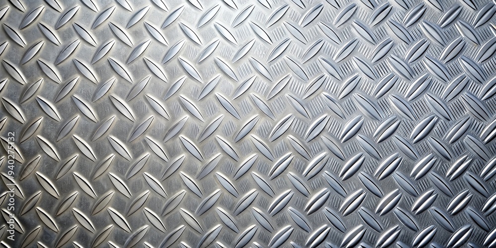 Sliver smooth steel wall panels with patterns texture and background ...