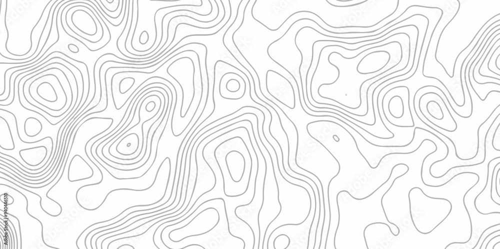 Topography wave vector digital grid counter line map. topo stripe line ...