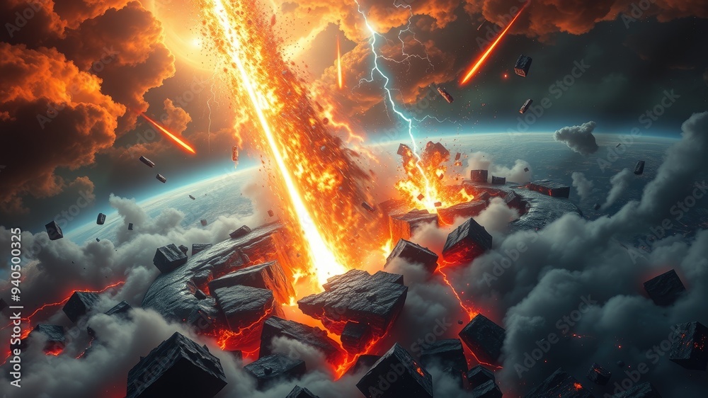 Destroy Earth, Asteroid images, Asteroid wallpaper, An asteroid is a ...
