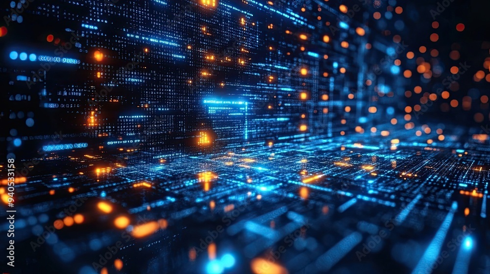 The notion of digital data organization with an illustration of machine ...