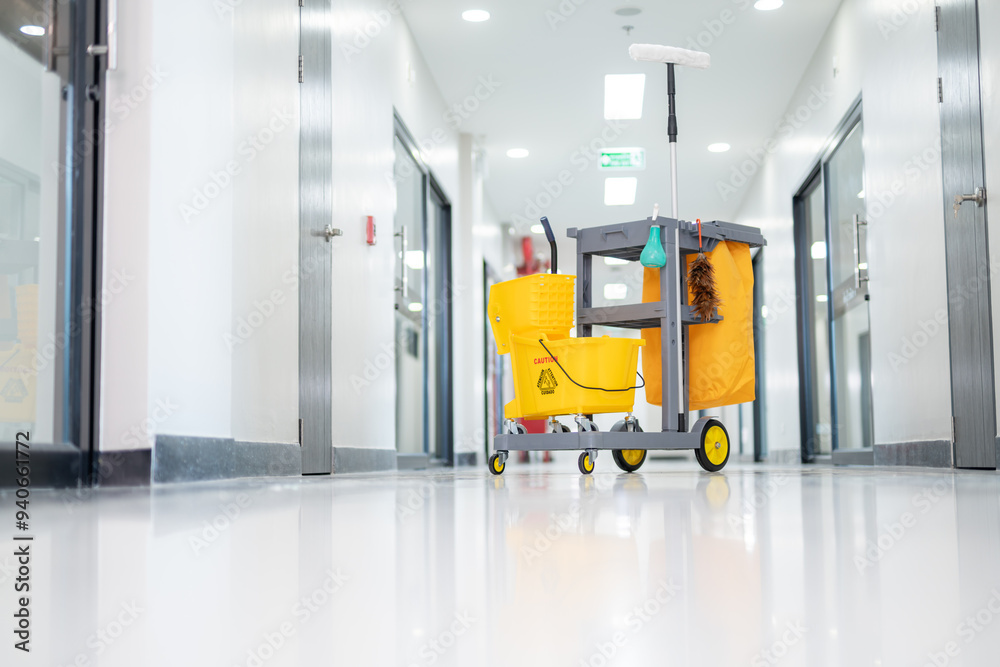 Advanced hospital cleaning equipment ensures that every corner of the ...
