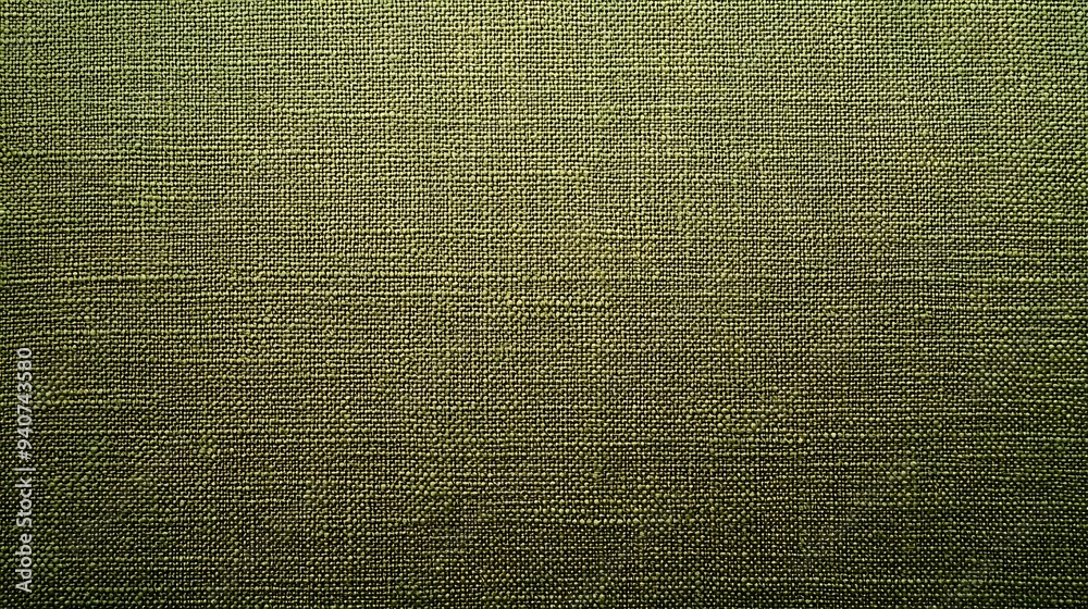 a flat uniform canvas texture in olive green. A textured green fabric ...