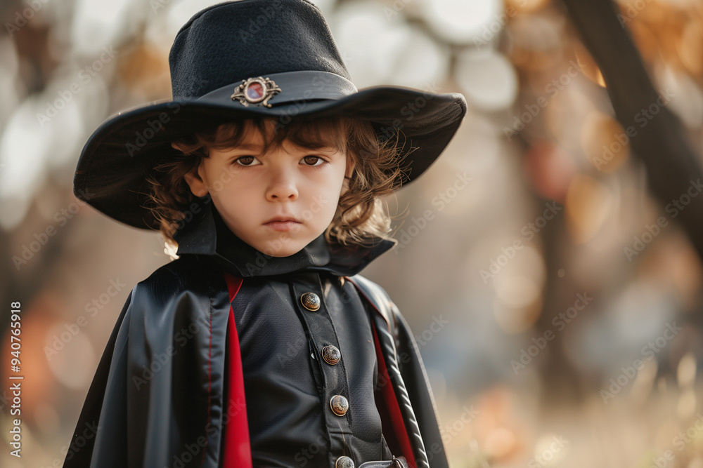 Boy dressed as Vampire Hunter Van Helsing for Halloween in homemade ...