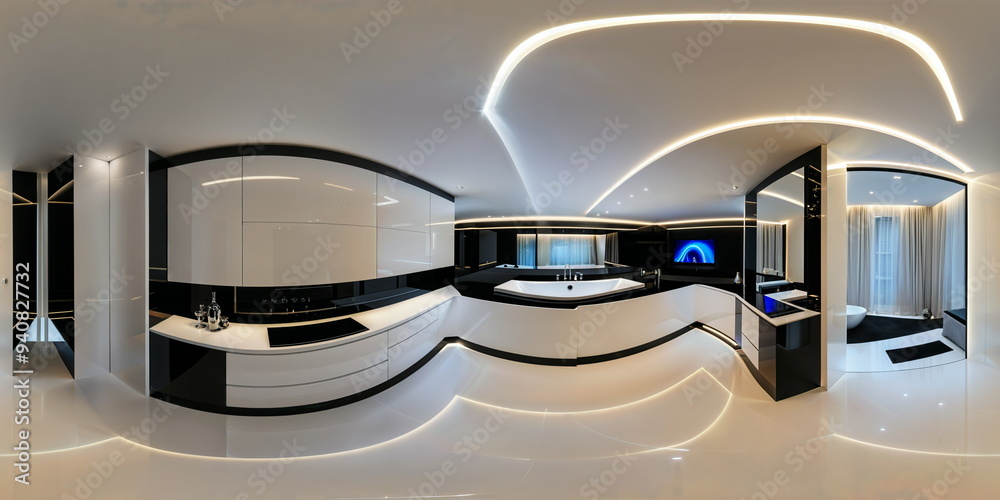 Full 360 degrees seamless spherical panorama HDRI equirectangular ...