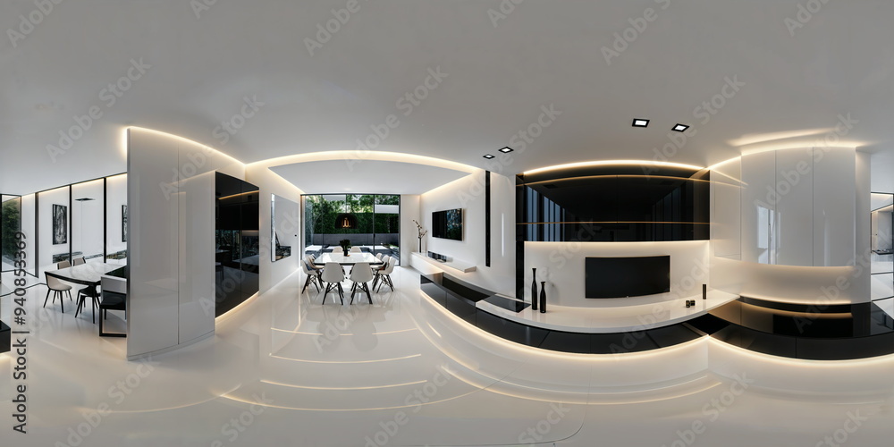 Full 360 degrees seamless spherical panorama HDRI equirectangular ...