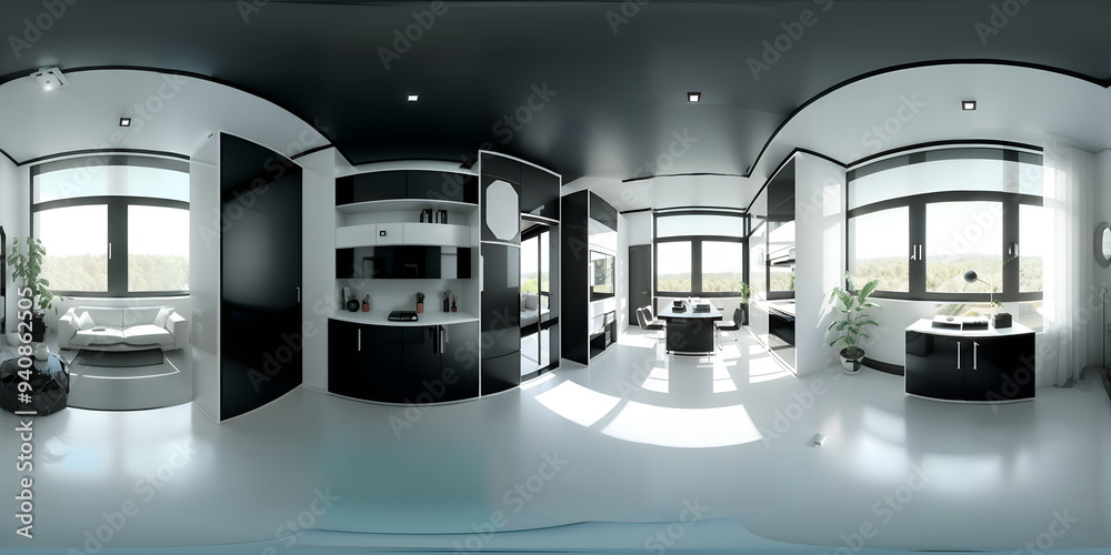 Full 360 degrees seamless spherical panorama HDRI equirectangular ...