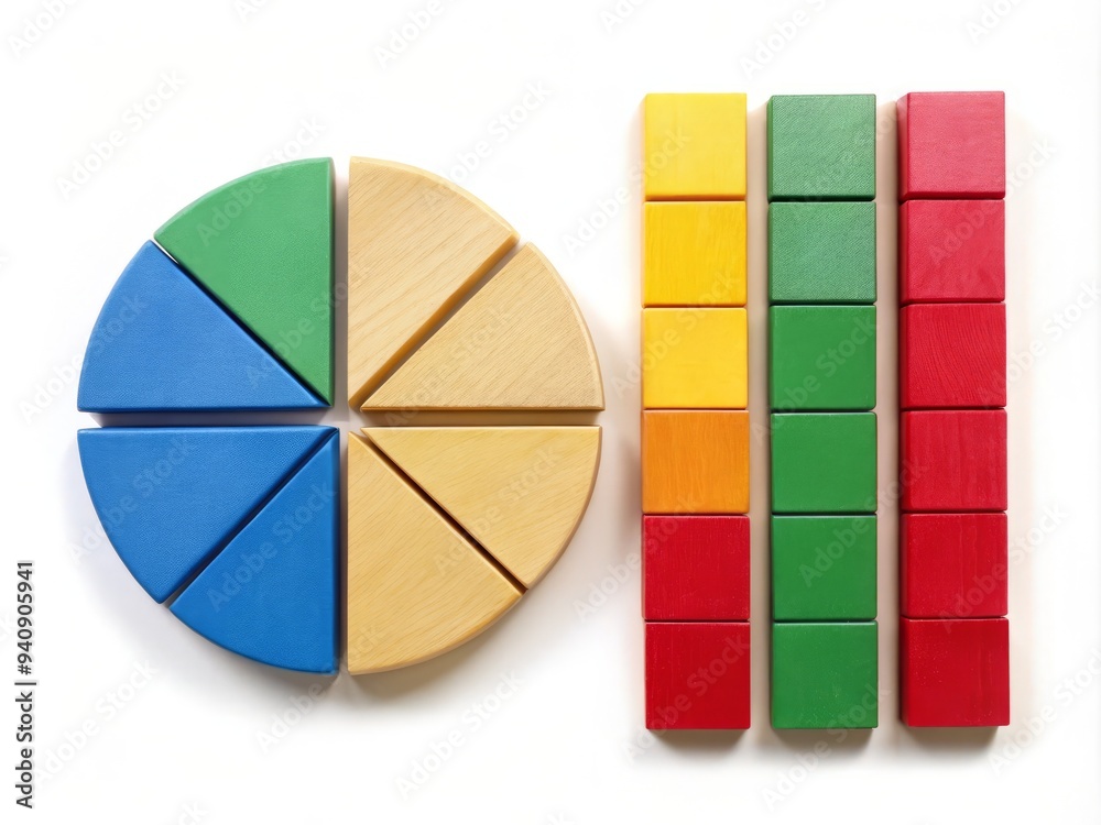 A photo image depicts a fraction rod model exemplifying the subtraction ...