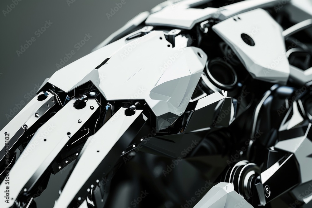 A robot arm with a mounted gun, representing the intersection of ...