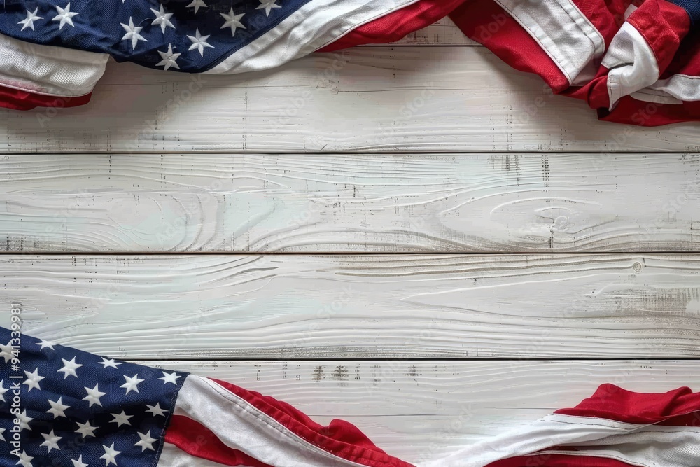 American flag waving. American flag for Memorial Day, 4th of July ...