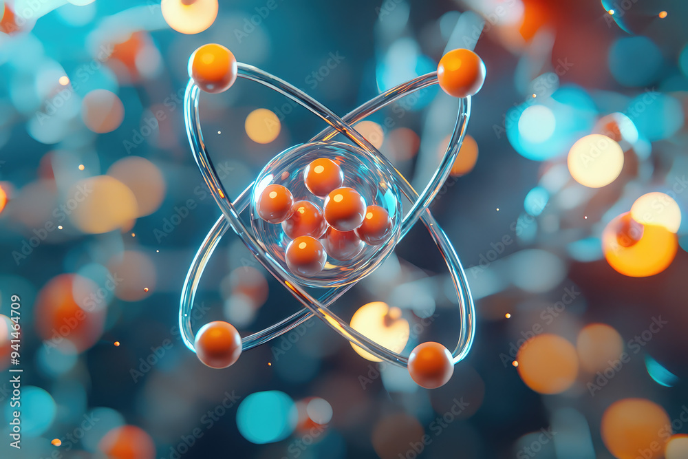 Exploring the Vibrant World of Atoms: A Stunning 3D Representation of ...