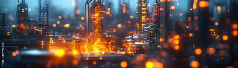 Photo Realistic as AI factory simulation and digital twin concept as An ...
