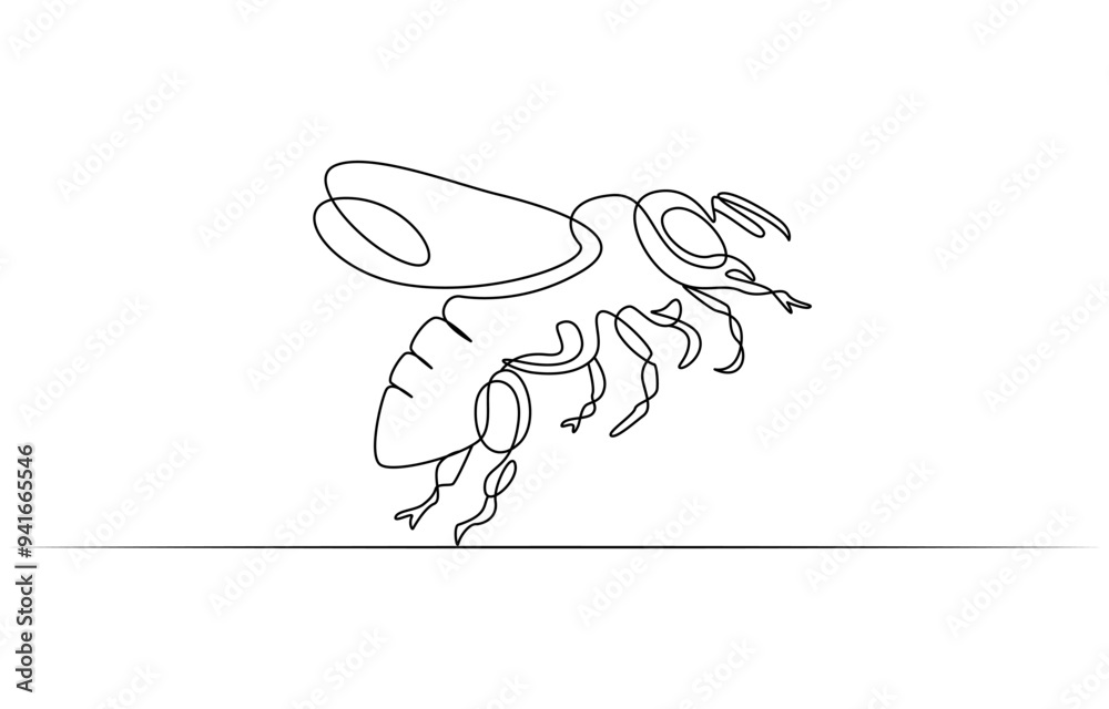 fly insect biology one line art design vector, Simple illustration of ...