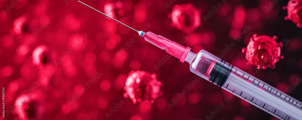 A medical shot for monkey pox vaccination represents crucial health ...