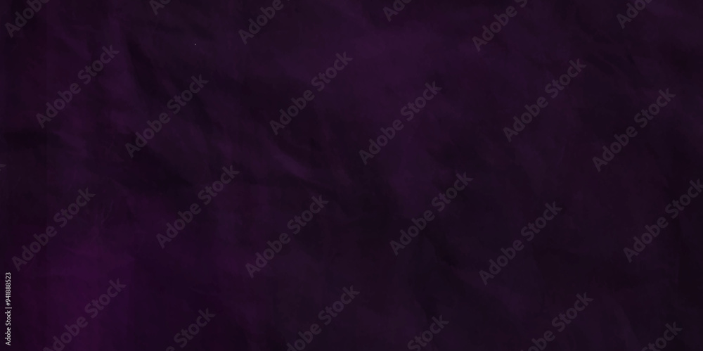 Purple crumpled paper texture in low light background. Silk cloth ...