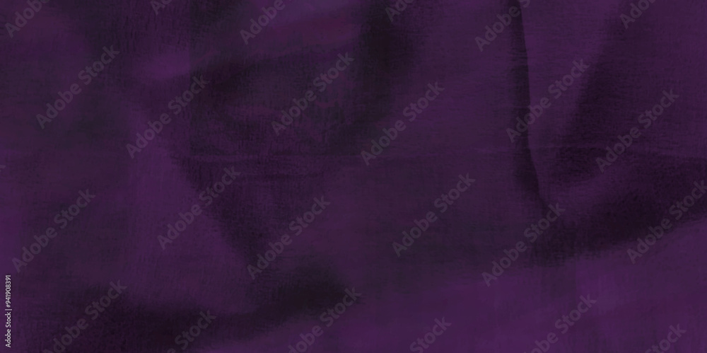 Purple crumpled paper texture in low light background. Silk cloth ...