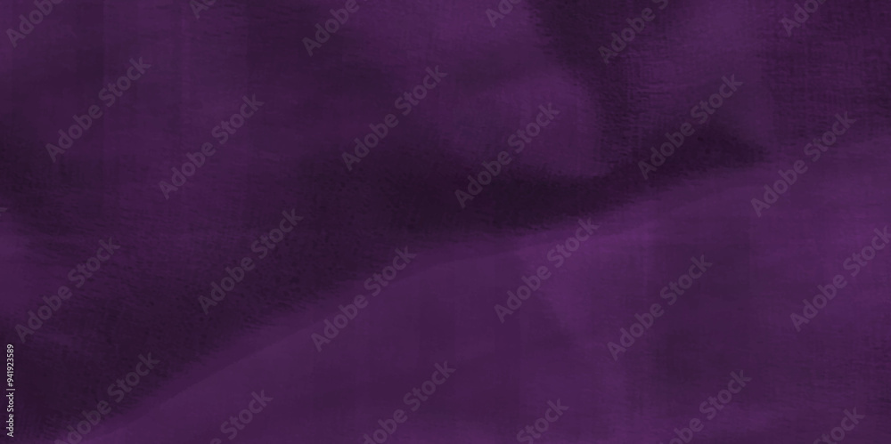 Purple crumpled paper texture in low light background. Silk cloth ...