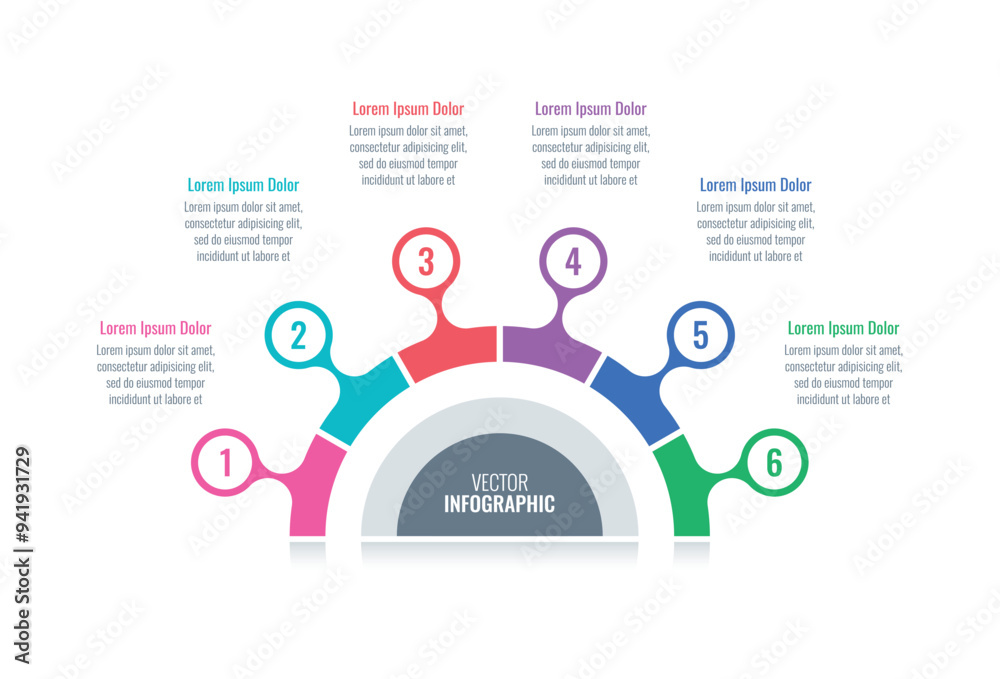 Infographic template for annual report, magazine. Infographic template ...