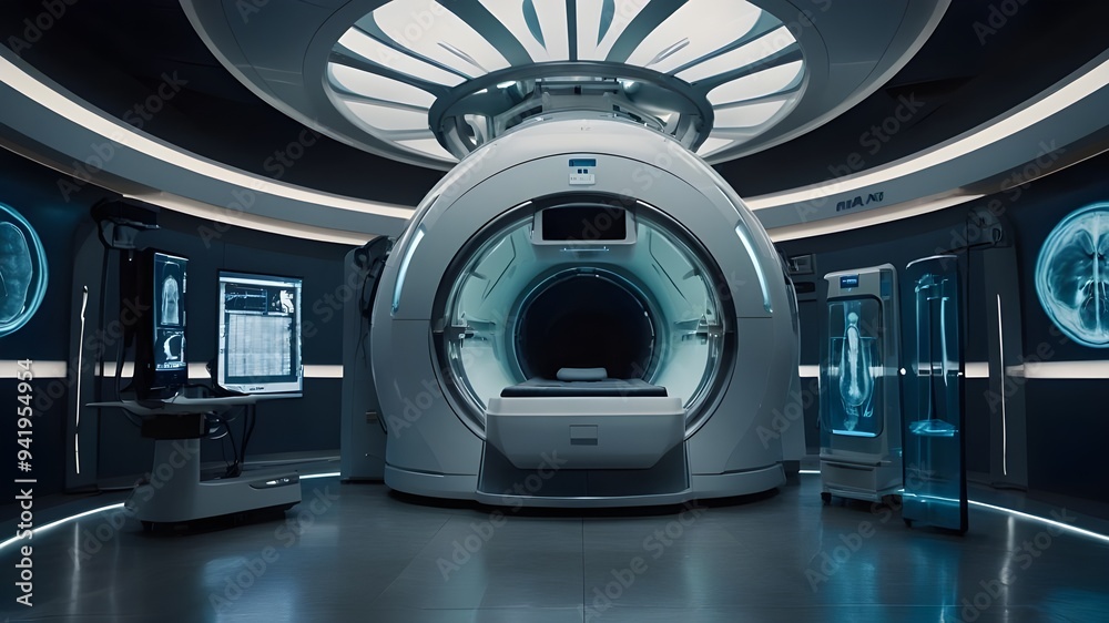 "Experience the futuristic world of medical technology with our AI ...