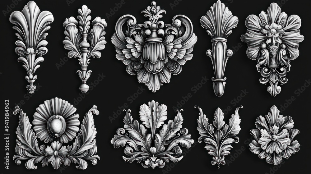 Vintage Engraving Effect Brushes for Illustrator - Detailed and Unique ...