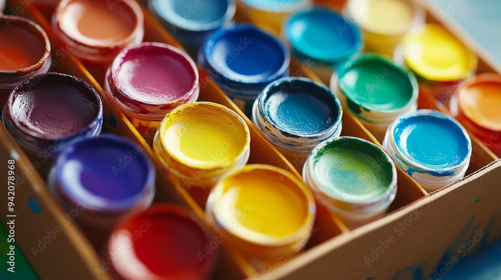 the braÑ‚d new starter set of artist paints in a cardboard box, 18 ...