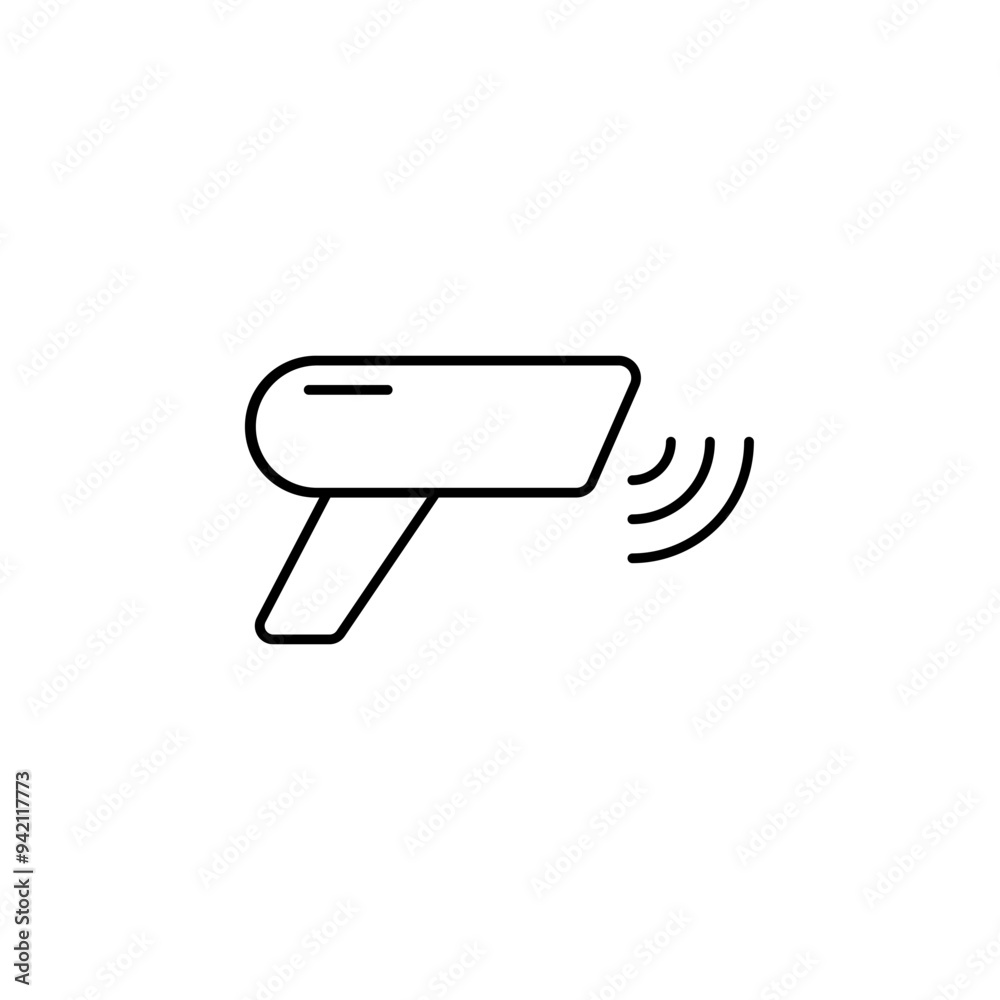Modern Barcode Scanner Icon for Retail and Inventory Management ...