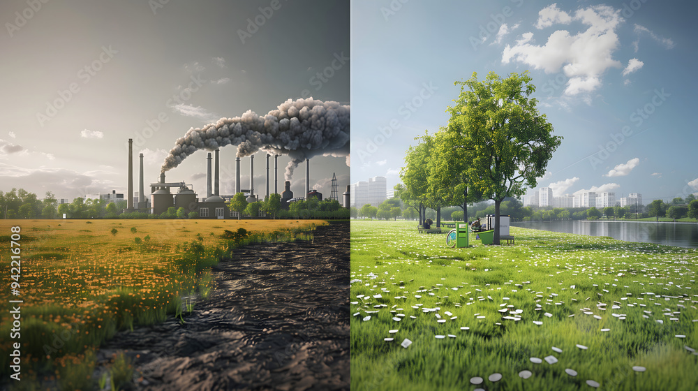 Fotografija, Poster Impacto del cambio climático en el medio ambiente ...