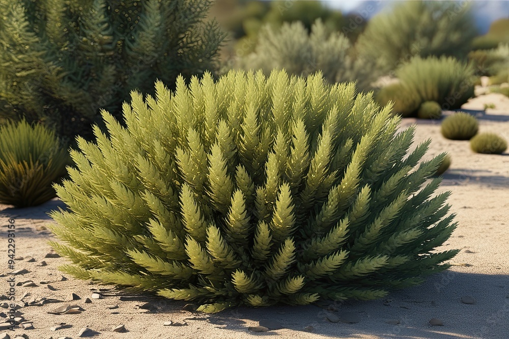 Stunning 3D Visualization of Larrea Cuneifolia in Beautiful Natural ...