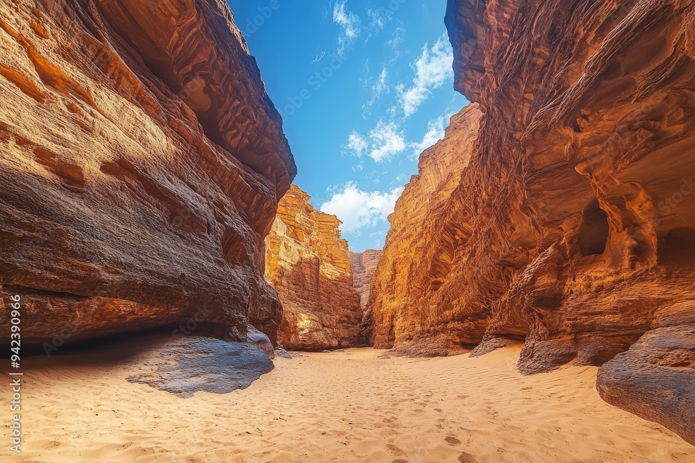 Explore the stunning beauty of Wadi Disah in Tabuk, Saudi Arabia, known ...