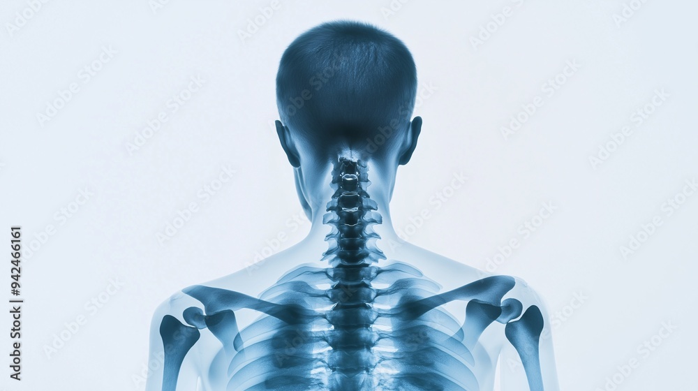 Skeletal Anatomy: A detailed x-ray image reveals the intricate ...