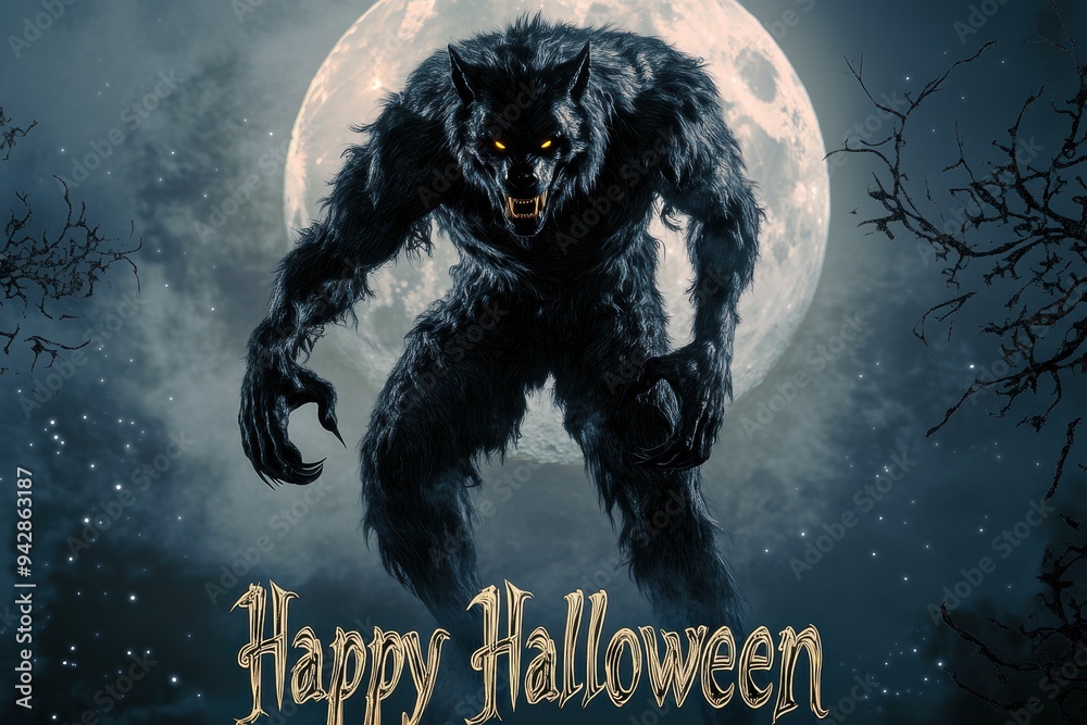 Werewolf Transformation Collage: Photos showing a man transforming into ...