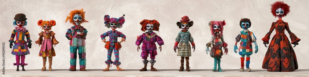 Wide variety of monster puppets, featuring rag clowns in PNG on ...