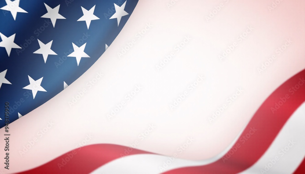 Clean and minimalist patriotic background featuring subtle flag ...