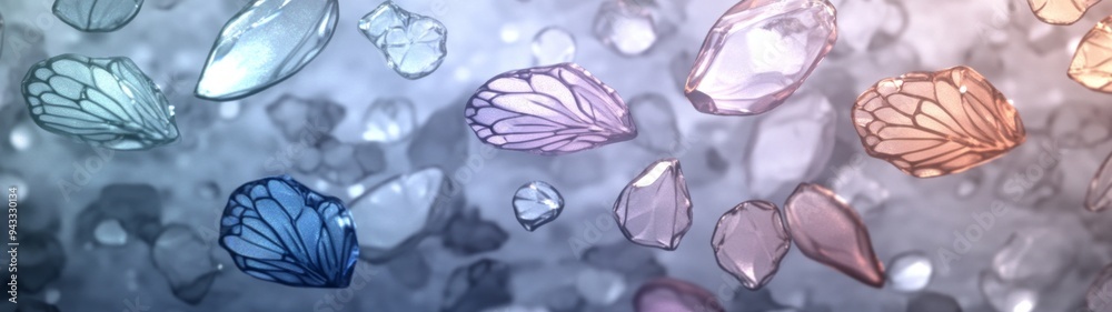 Iridescent Opal Shimmer Textures, seamless opal textures featuring soft ...