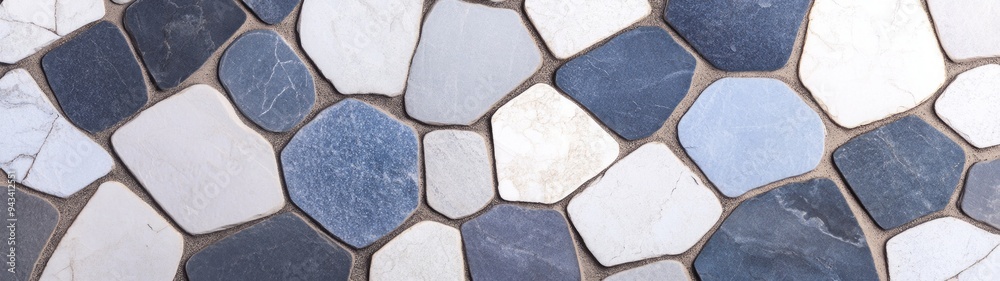 Colorful Mosaic Tile Texture, vibrant array of mosaic tiles arranged in ...