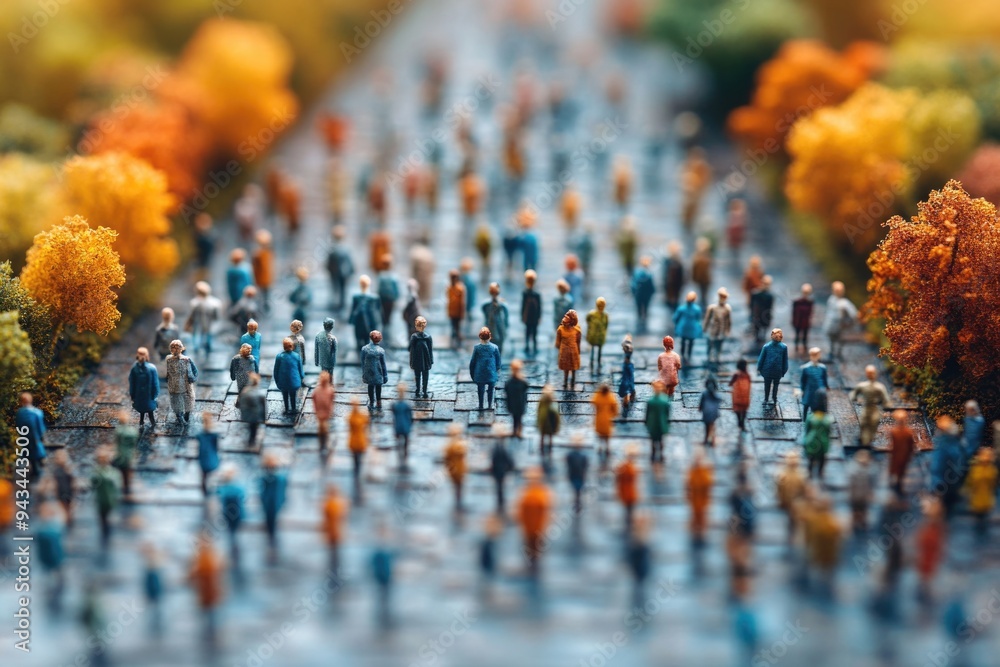 Miniature People Set: Detailed Tiny Figures for Dollhouses ...