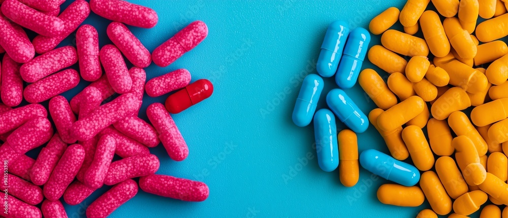 A visual comparison of a balanced vs imbalanced microbiome, with the ... A visual comparison of a balanced vs imbalanced microbiome, with the ...