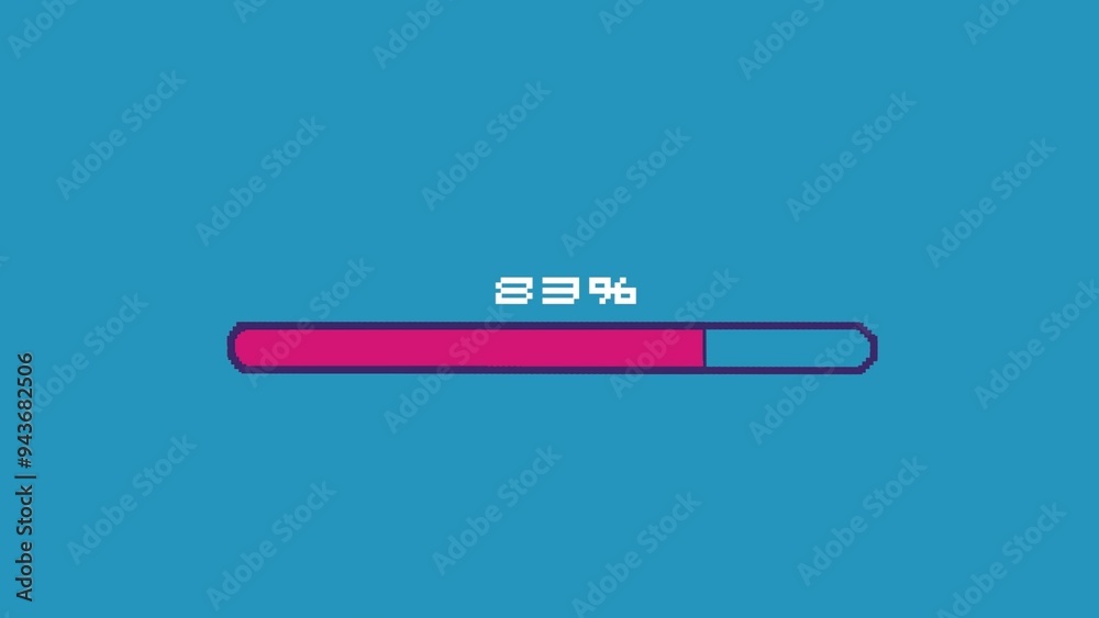 Retro Computer Loading Screen Stock Template | Adobe Stock