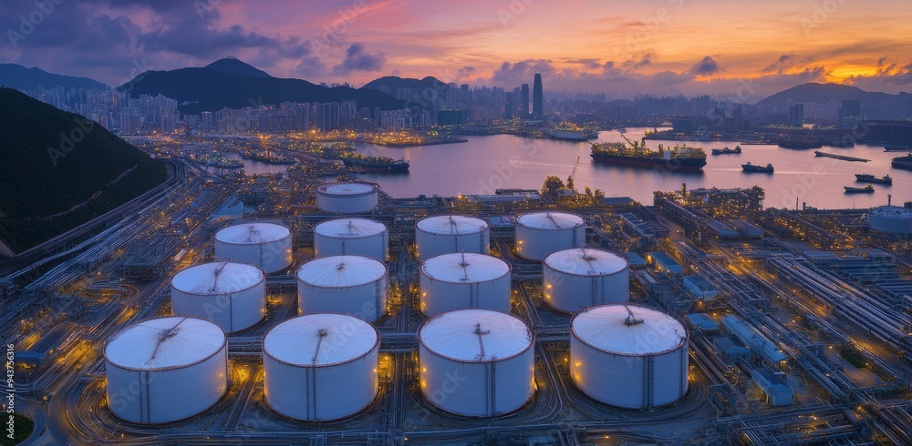 The storage and transportation of LNG. LNG tank storage and ...
