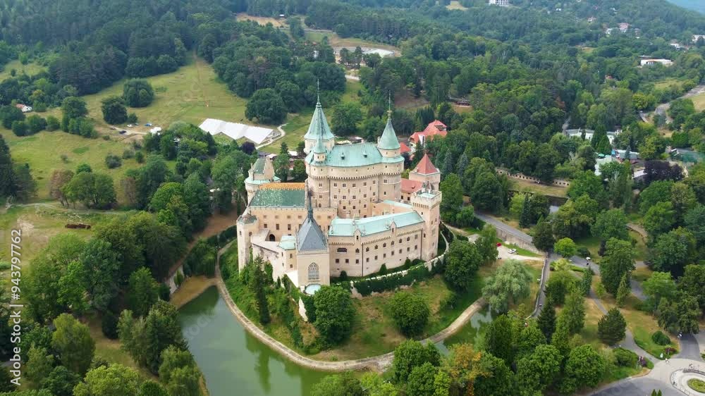 A stunning drone video of Bojnice Castle in Slovakia captures its fairy ...