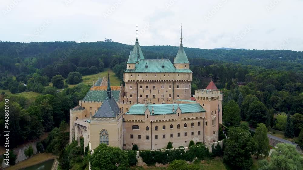 A stunning drone video of Bojnice Castle in Slovakia captures its fairy ...