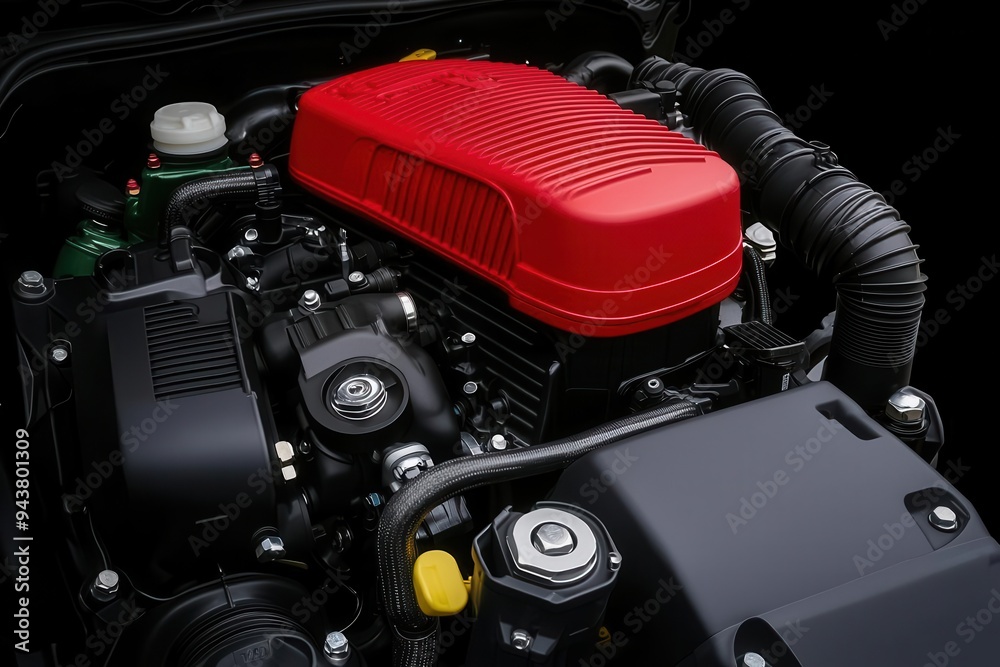 Direct fuel injection engine with high combustion efficiency, designed ...