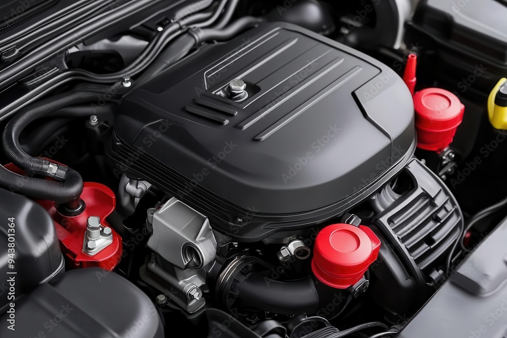 Direct fuel injection engine with high combustion efficiency, designed ...