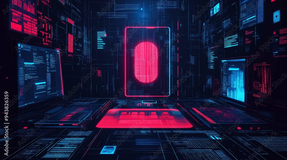 Flat design of a global cyberattack showing lines of connection between different countries on a ...