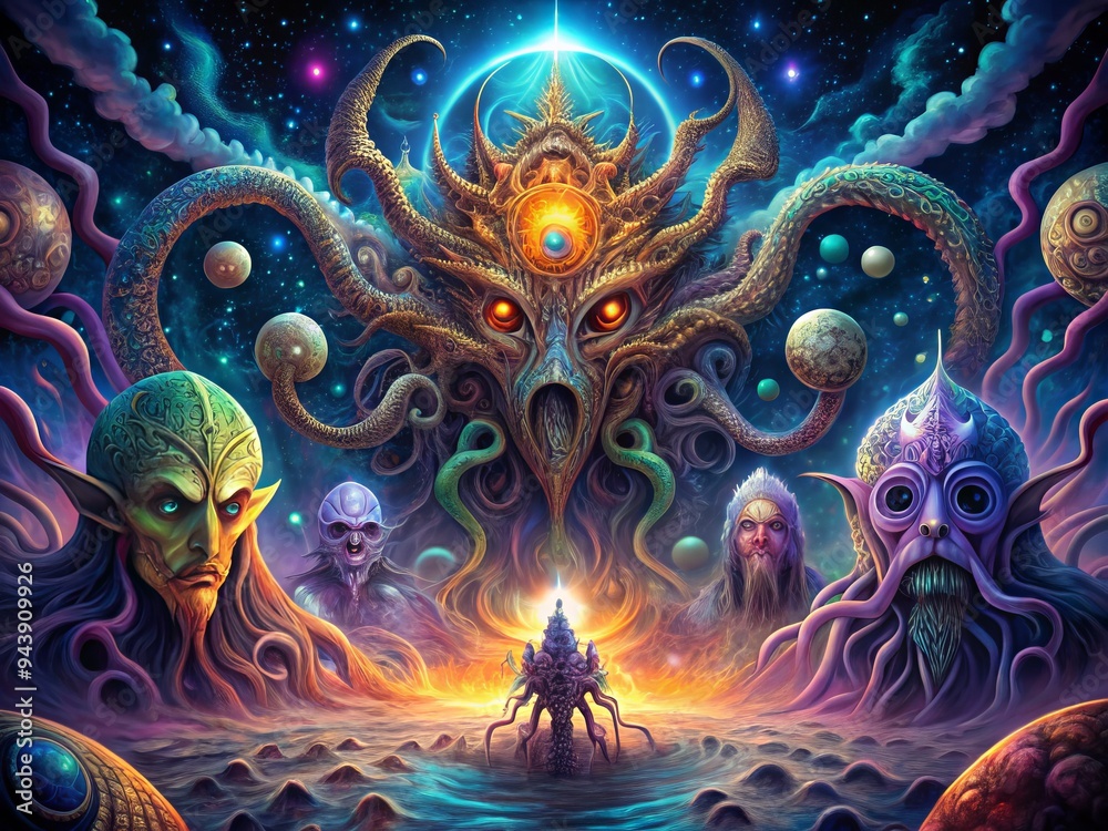 Cosmic Horror Dimension Warp: Eldritch beings, Lovecraftian nightmares ...