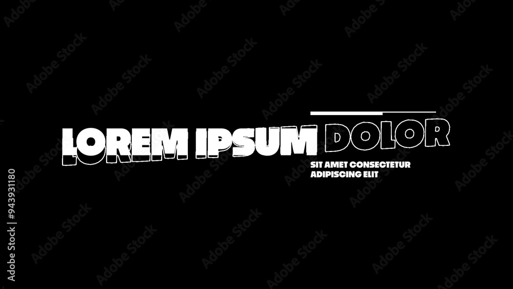 Clean Animated Typography in Modern Style | Bold Text Animation for ...