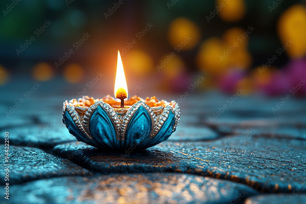 Diwali and the spread of hope, illustrated with a single diya lighting ...