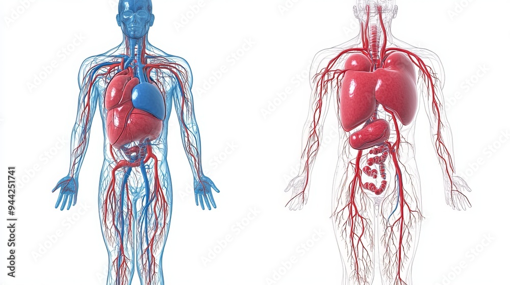The human circulatory system comprises the heart, blood, and blood ...