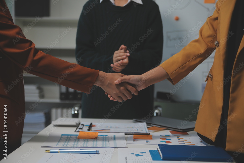 Hand join together for work togetherness, Hand stack for business and ...